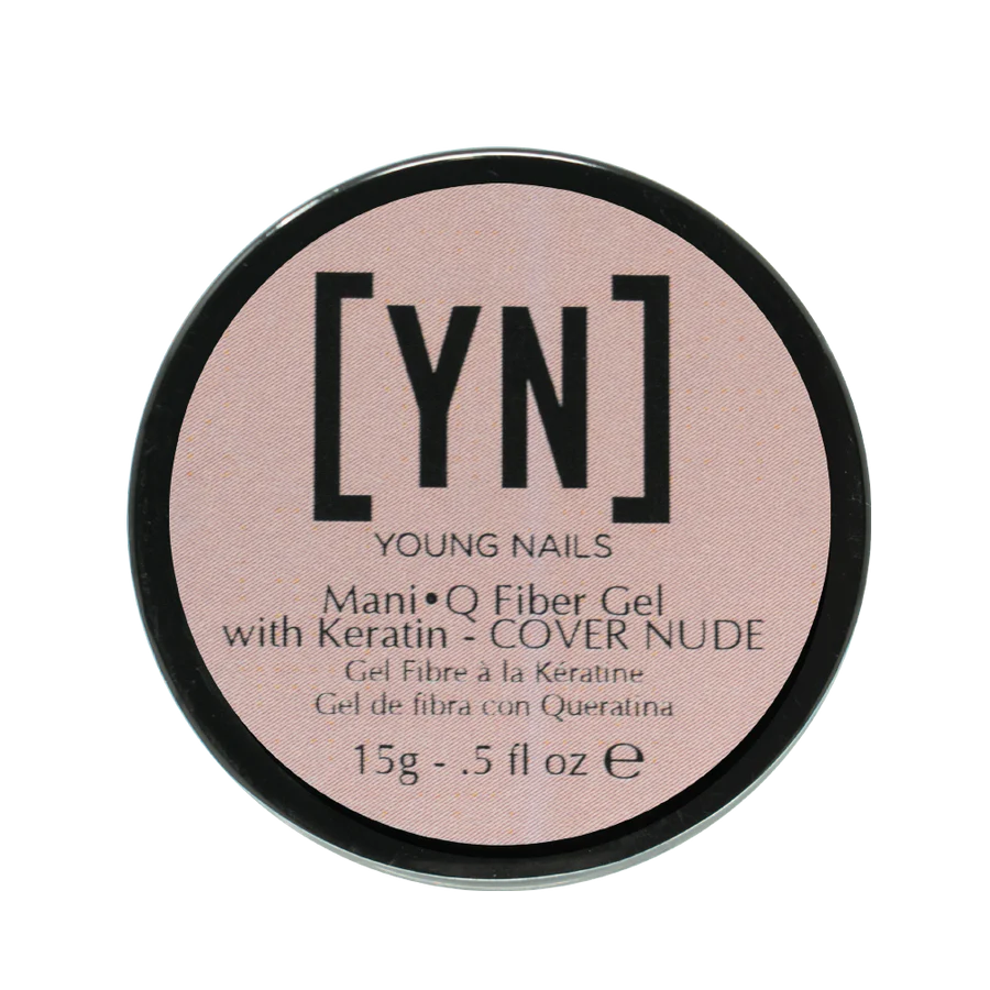 Mani Q Fibre Builder Gel with KERATIN COVER NUDE 15ml Jar NEW FORMULA ...
